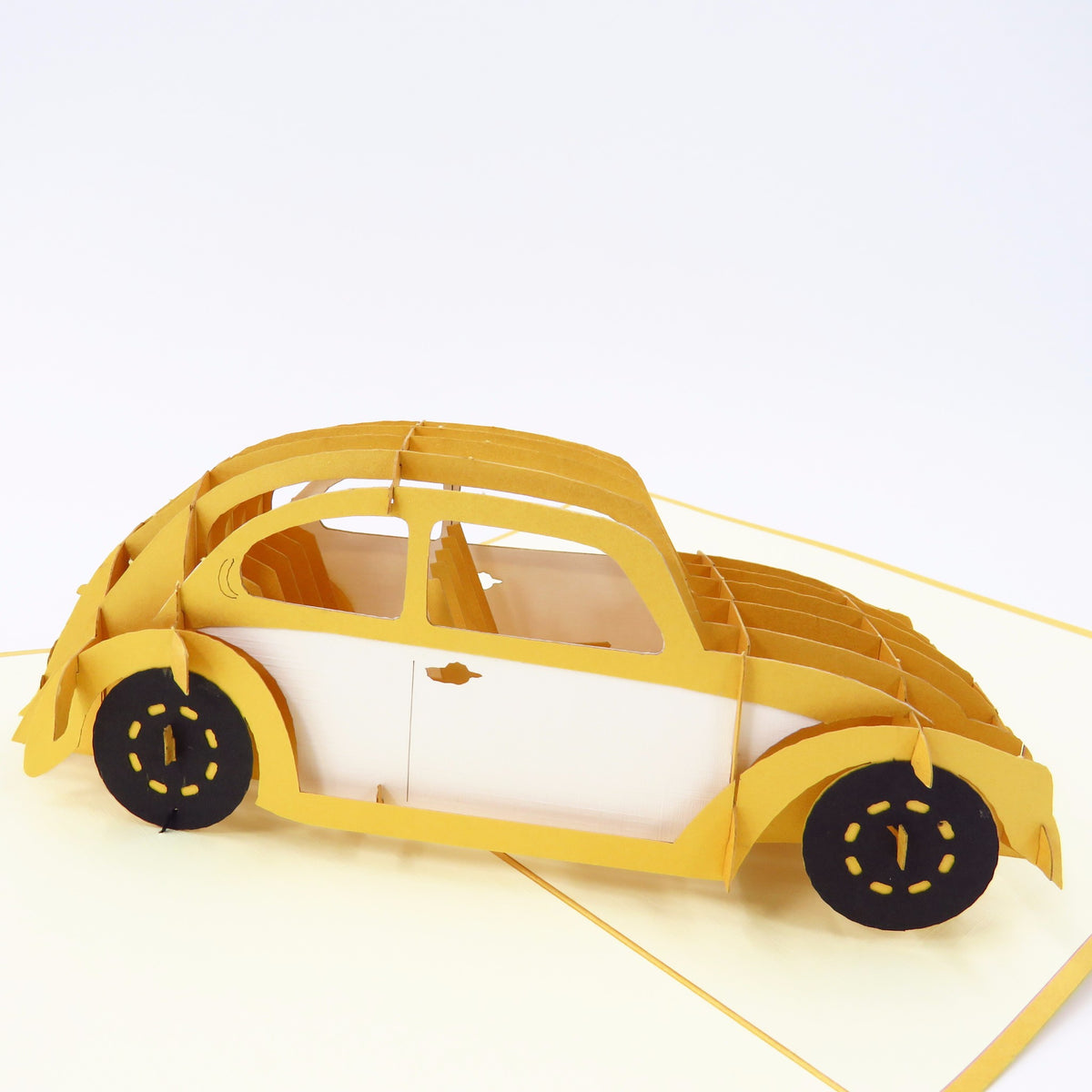 Golden Car Farewell Card | Pop Card Express