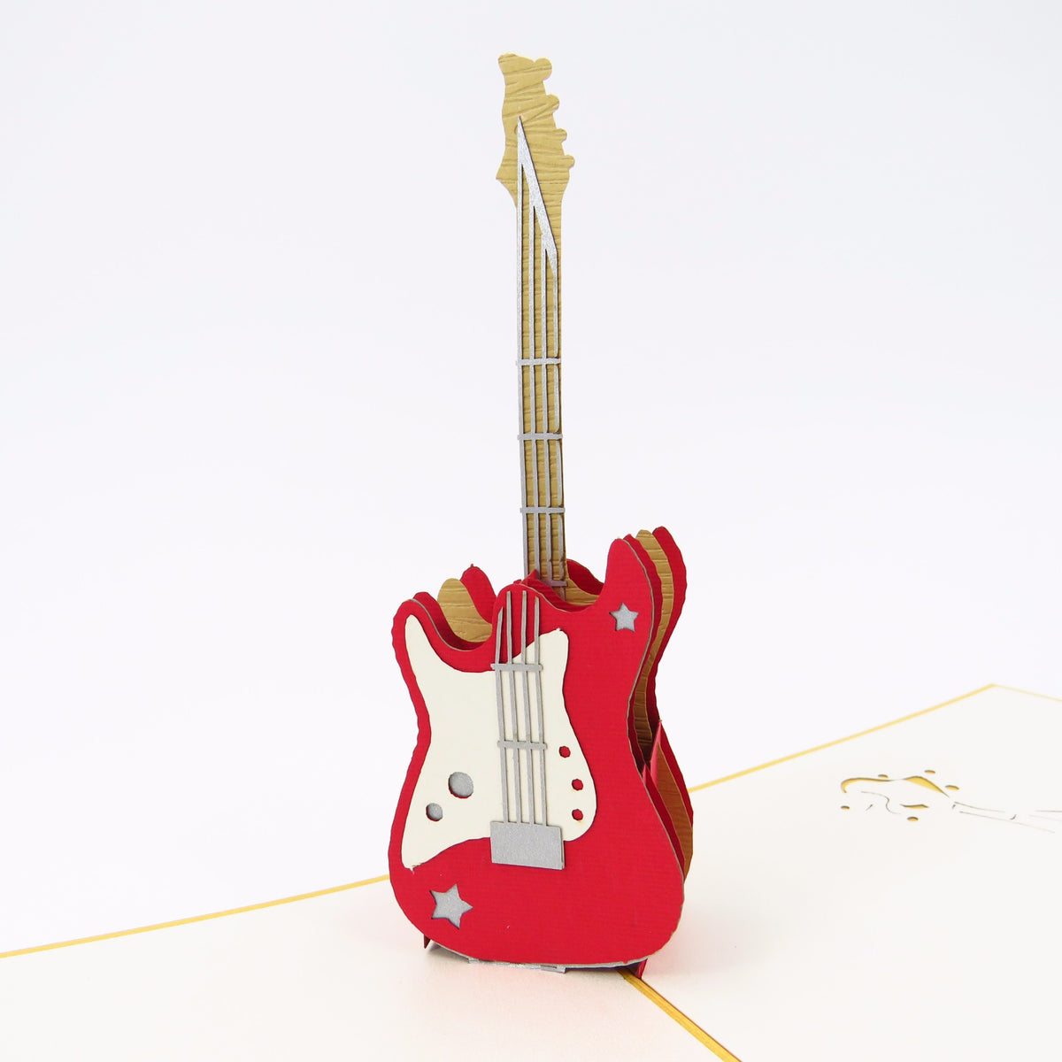 3D Electric Guitar Pop Up Card | Pop Card Express