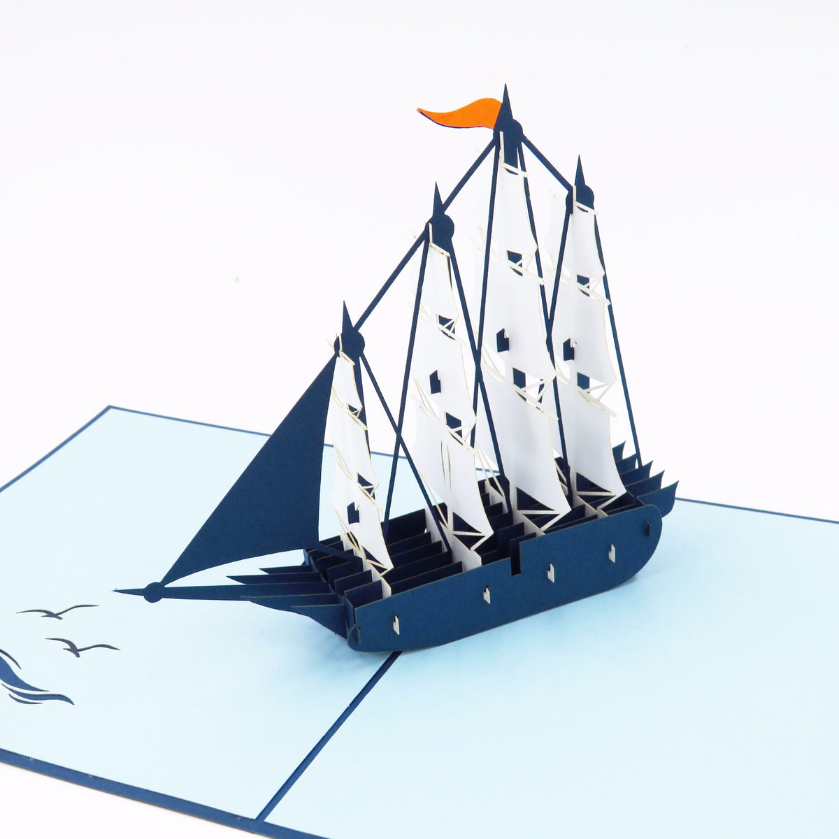 3D Ship Pop Up Card-style 2 – Pop Card Express