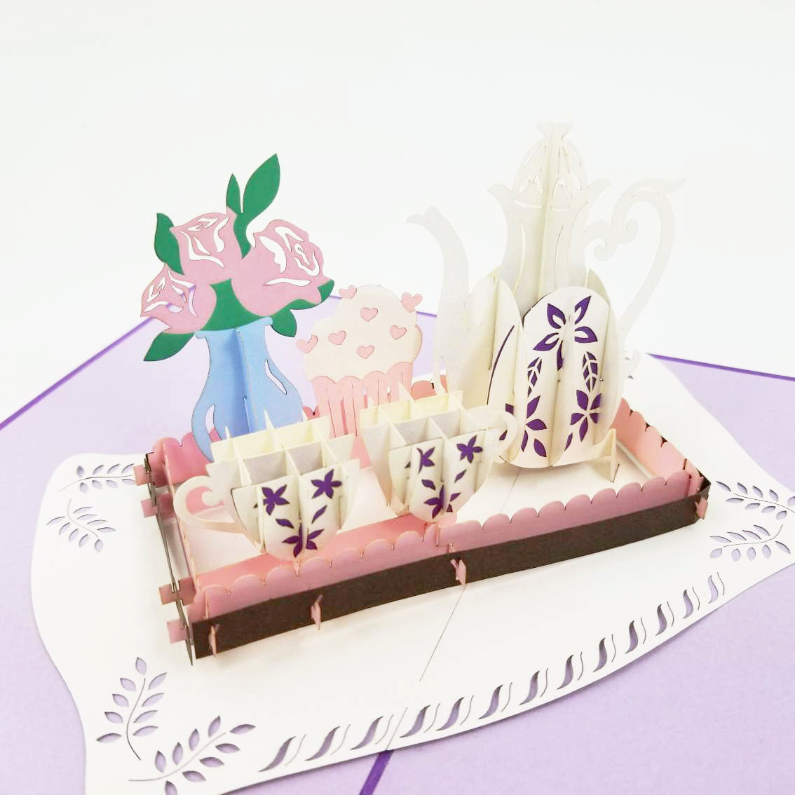 Tea Party Pop Up Card | Pop Card Express