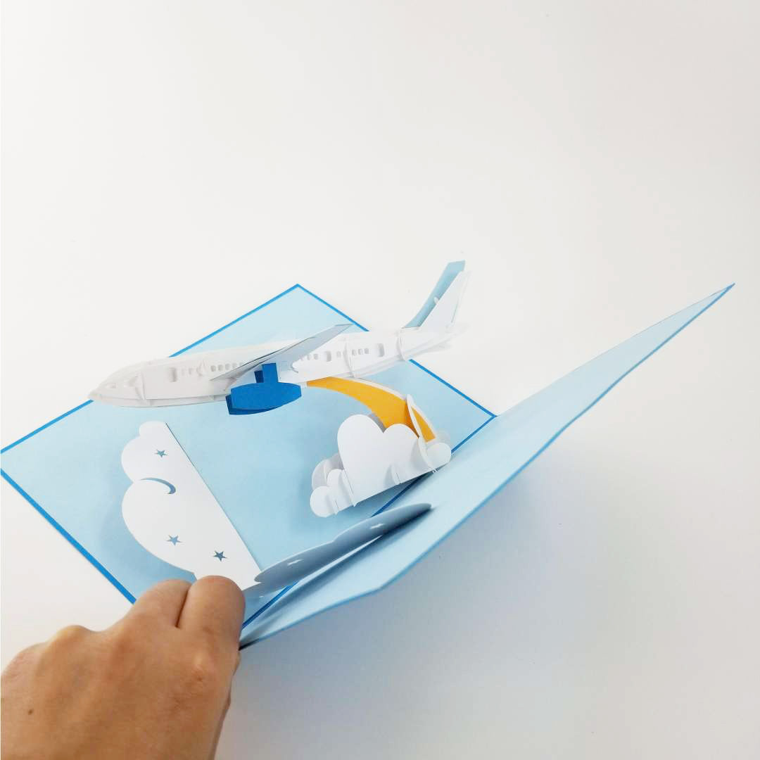 Airplane Pop Up Card | Pop Card Express